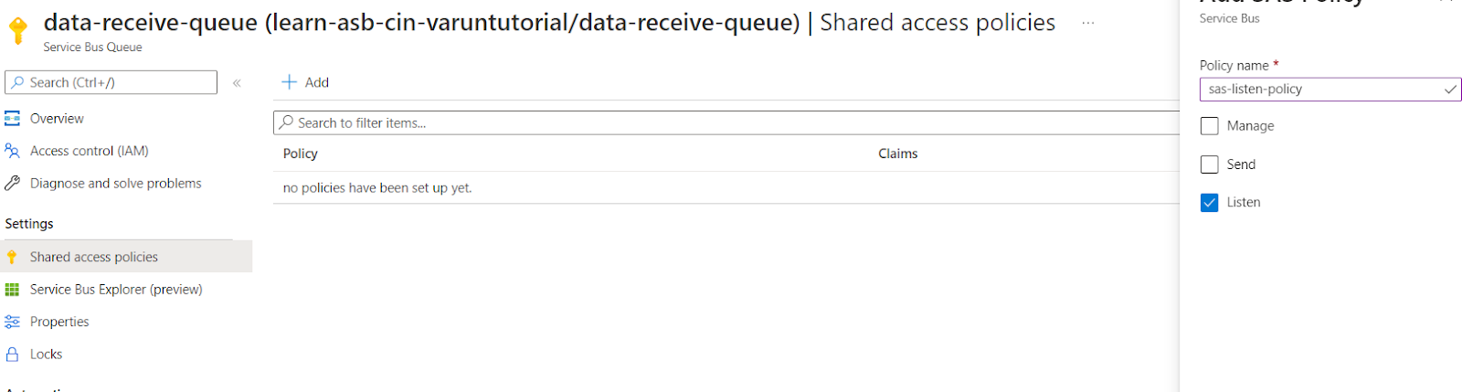 Receiving Azure Service Bus Messages Using Queues